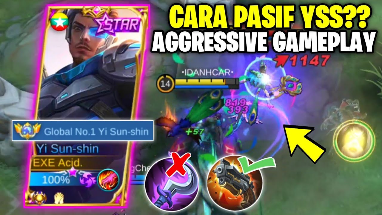 INSANE!! NEW AGGRRESSIVE GAMEPLAY TOP GLOBAL YSS USE PASSIVE | ROTASI ...