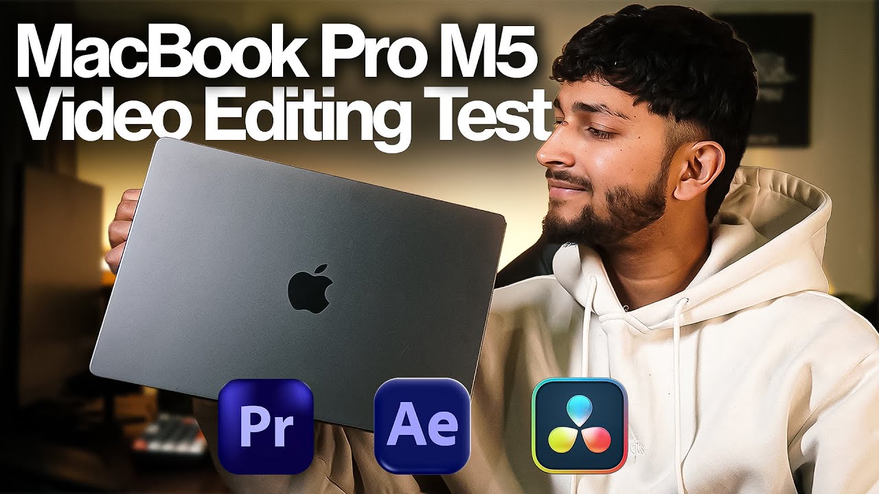 MacBook Pro M5 Video Editing Test (Real-Time Performance) - YouTube