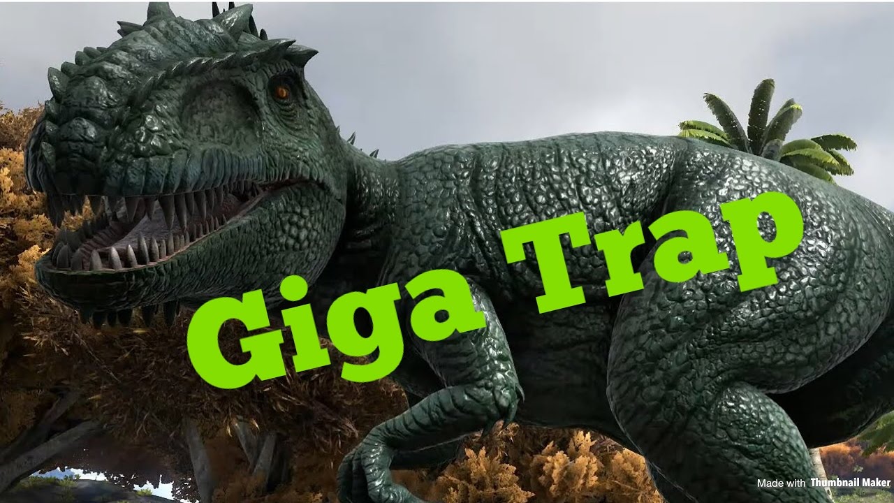 Giga Trap with Behemoth Gates "Ark Survival Evolved" - YouTube