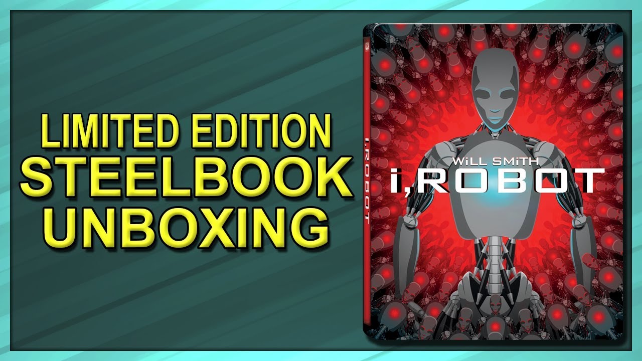 I, Robot Limited Edition Blu-ray SteelBook Unboxing - YouTube