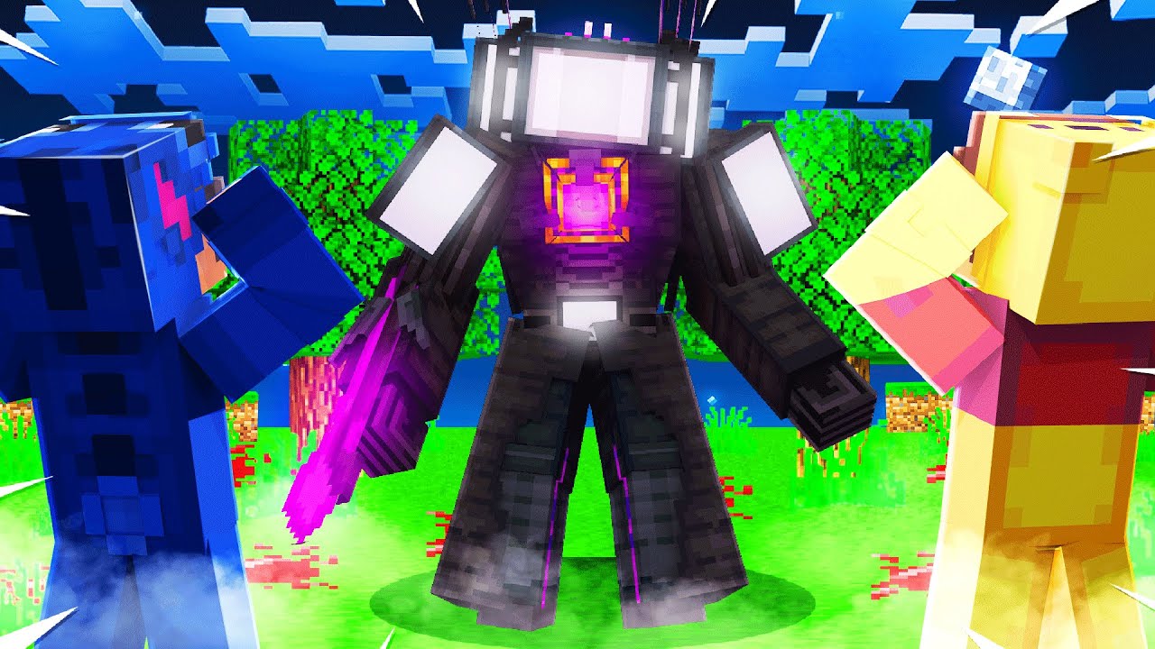 BOSS BATTLE vs TITAN CAMERAMAN in Minecraft! - YouTube