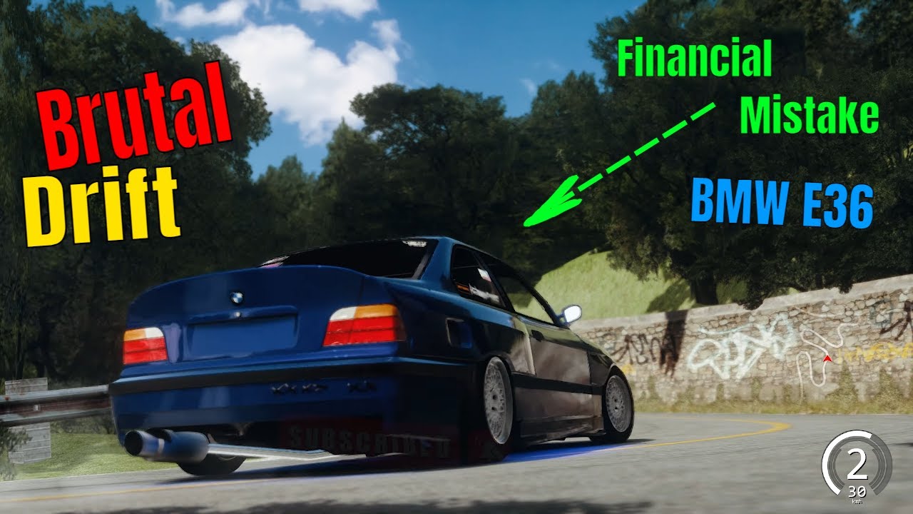 Brutal Drift BMW E36 - YouTube