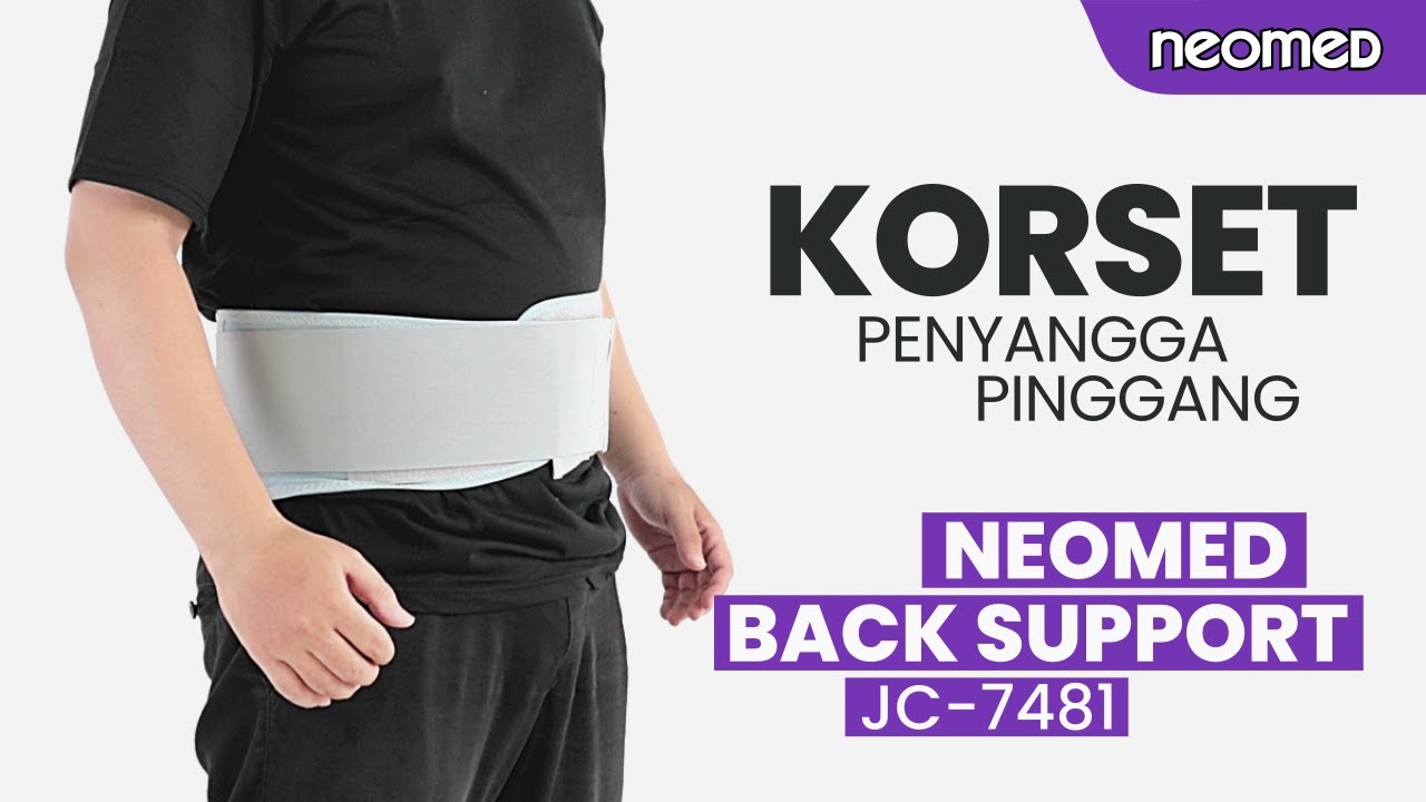 Korset Pinggang Neomed JC 7481 Back Support - YouTube