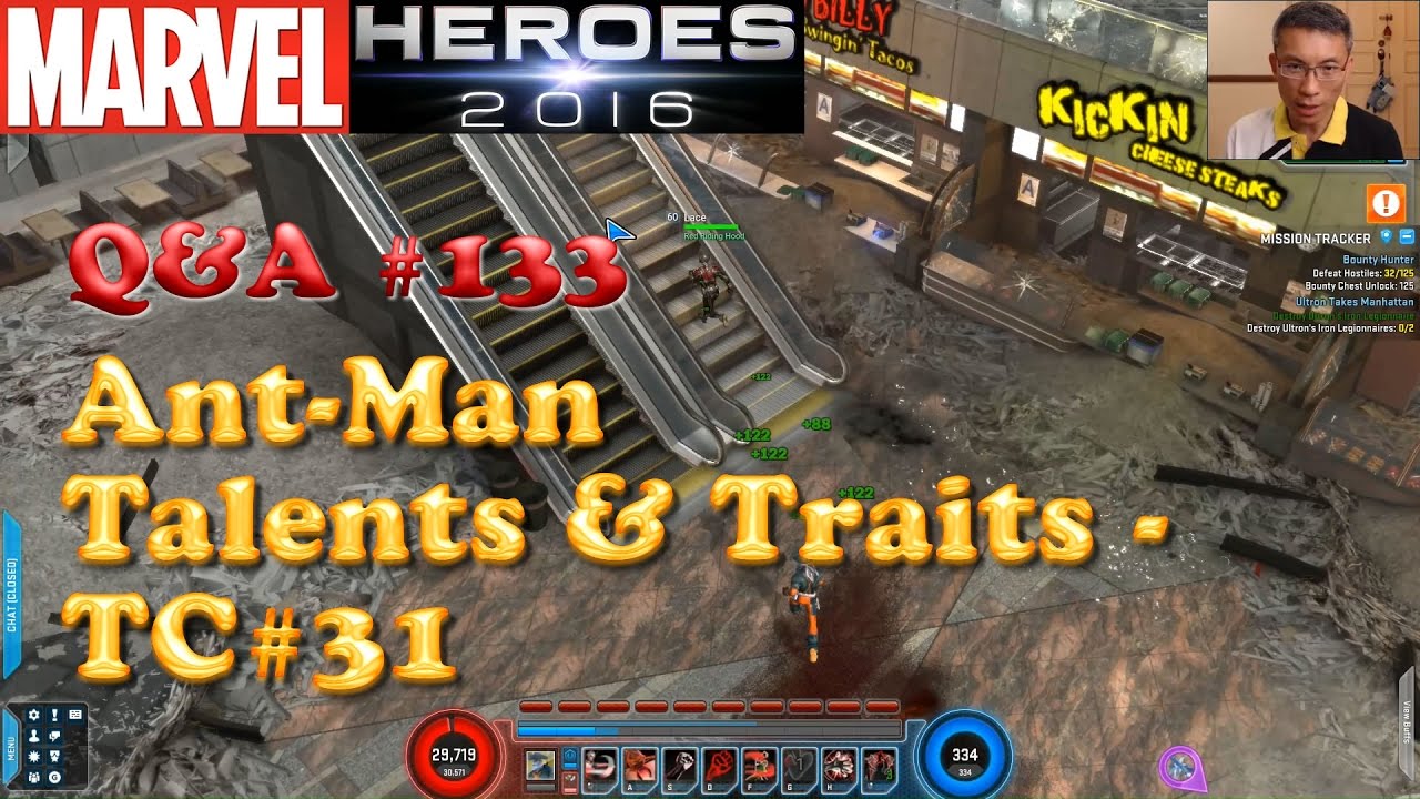 Marvel Heroes Q&A Ant-Man Talents & Traits - Test Center Edition #31 ...