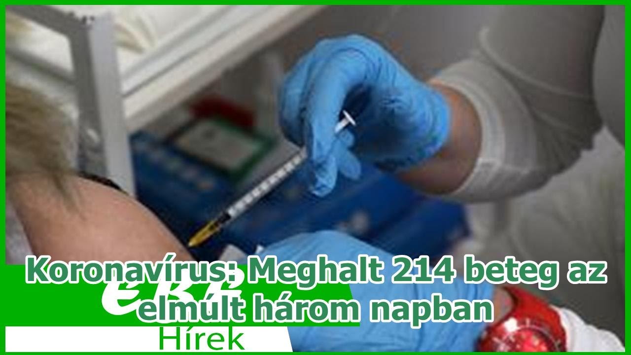 Koronavírus: Meghalt 214 beteg az elmúlt három napban - YouTube