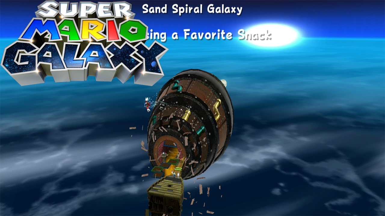 Super Mario Galaxy Gold Leaf & Sea Slide & Bonefin & Sand Spiral 76 ...