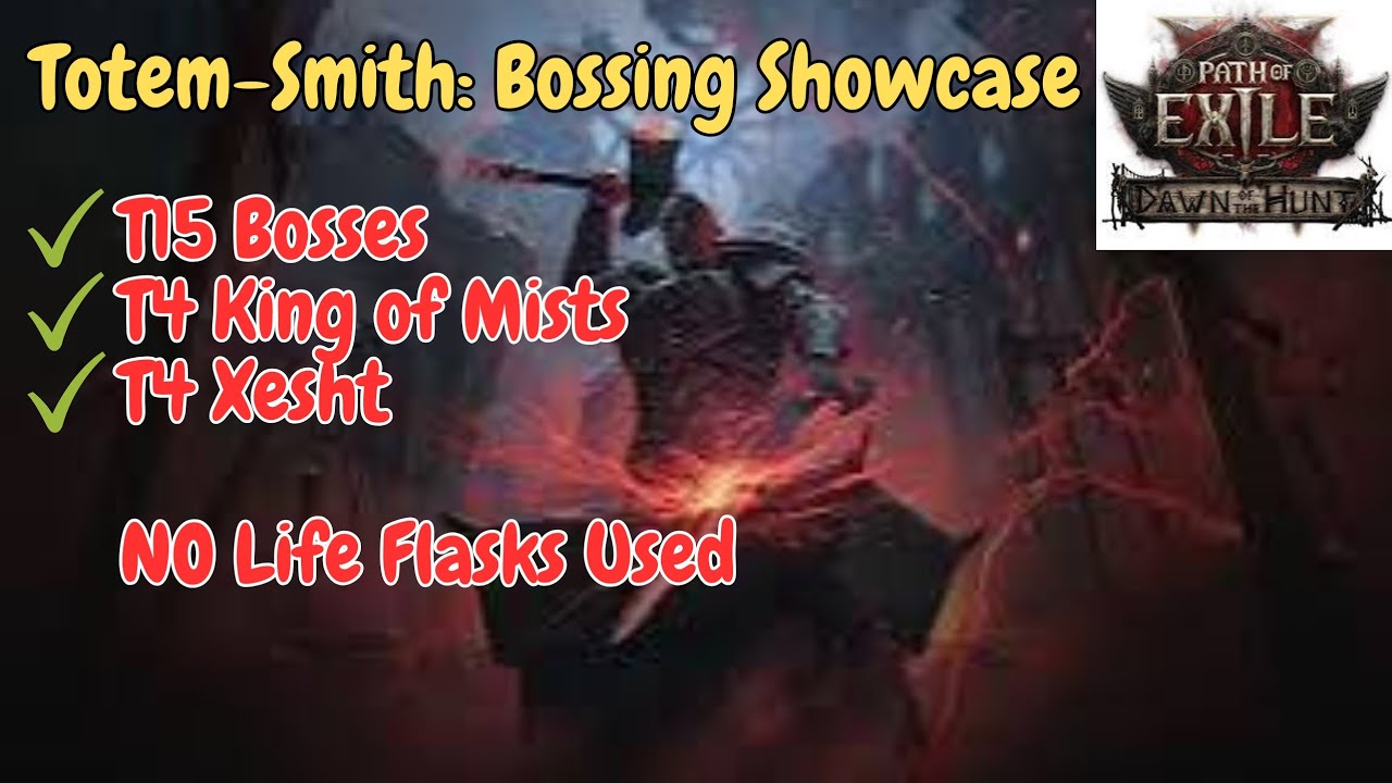 [Path of Exile 2] The Totem Smith Bossing Showcase: T15 and Pinnacles ...
