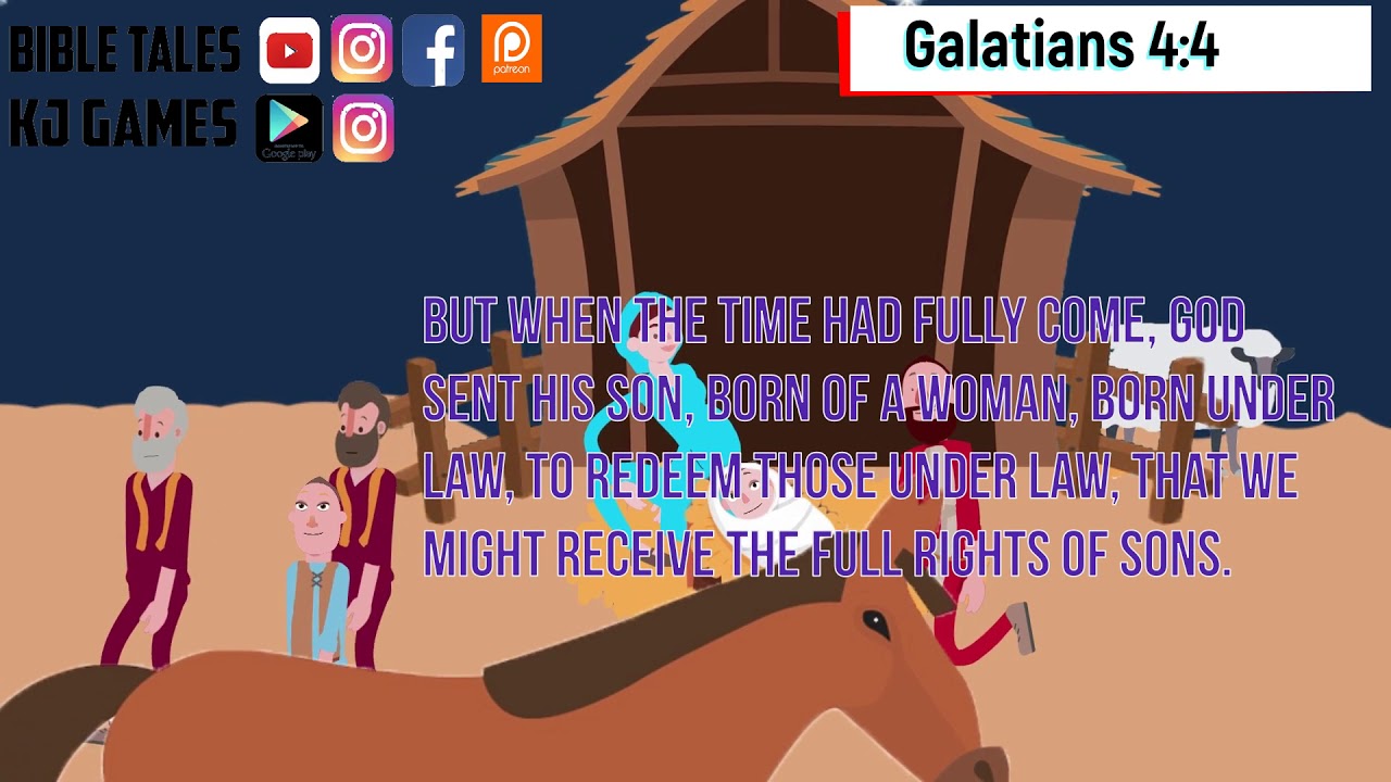 Galatians 4:4 Daily Bible Animated verse 5 April 2020 - YouTube