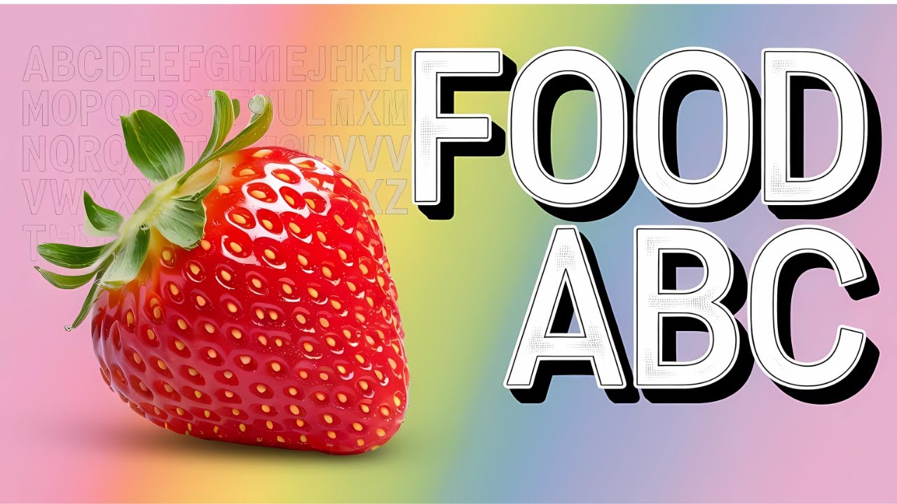Food Alphabet ABC Phonics Song for Kids | Learn ABCs with Food | Fun ...