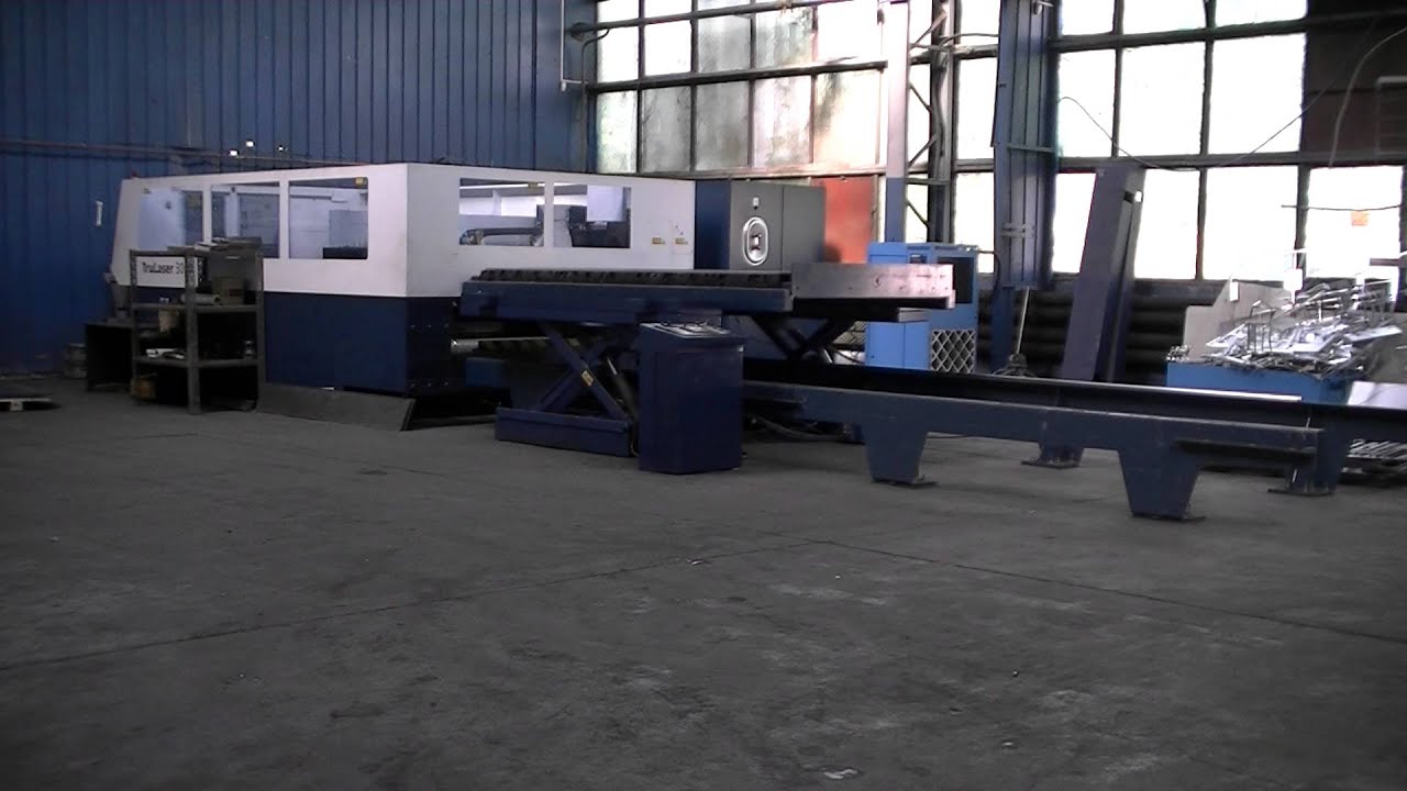 TRUMPF - changing table - YouTube