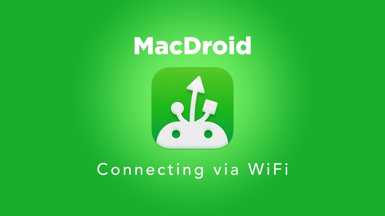 MacDroid Wi-Fi connection guide - YouTube