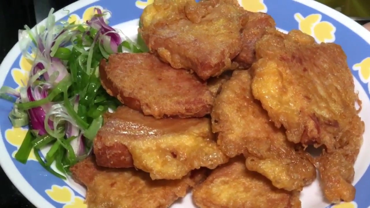 Fried luncheon meat 蛋煎午餐肉 - YouTube