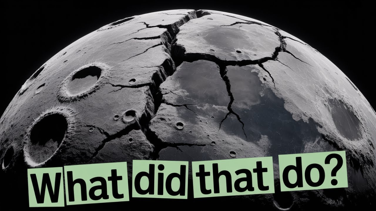 What Created These Cracks on the Moon? - YouTube