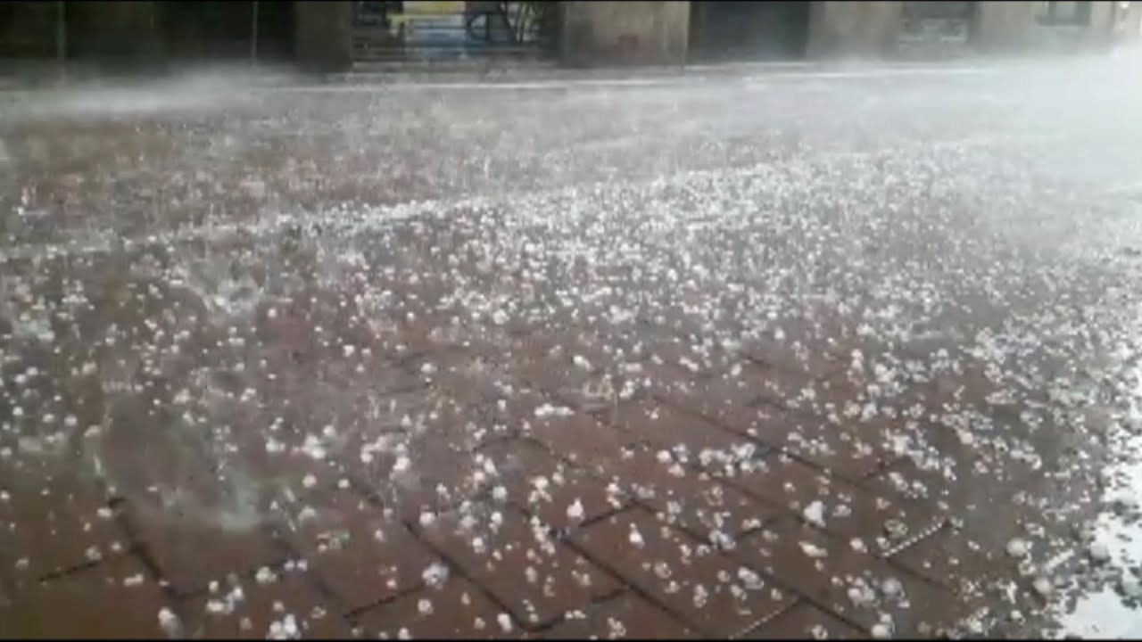 Las tormentas dejan a su paso por Valencia granizo y lluvia intensa ...