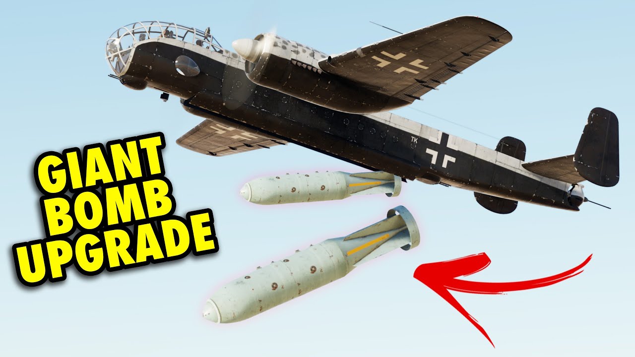 This GERMAN Bomber got a HUGE UPGRADE (2500kg Bomb x 2) - Ju 288 C in War Thunder - YouTube