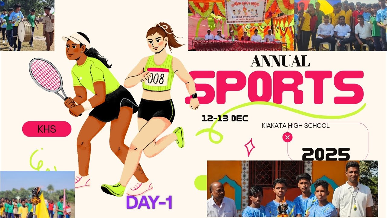 ANNUAL SPORTS//2025//KIAKATA HIGH' SCHOOL//DAY 1 - YouTube