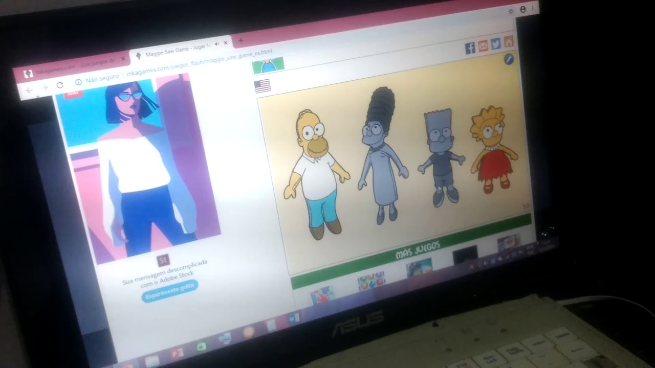 Maggie Simpson Saw game - YouTube