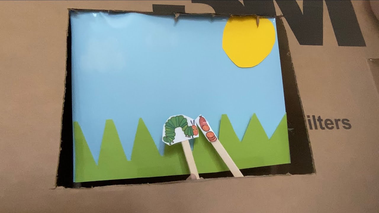 The very hungry caterpillar puppet show - YouTube