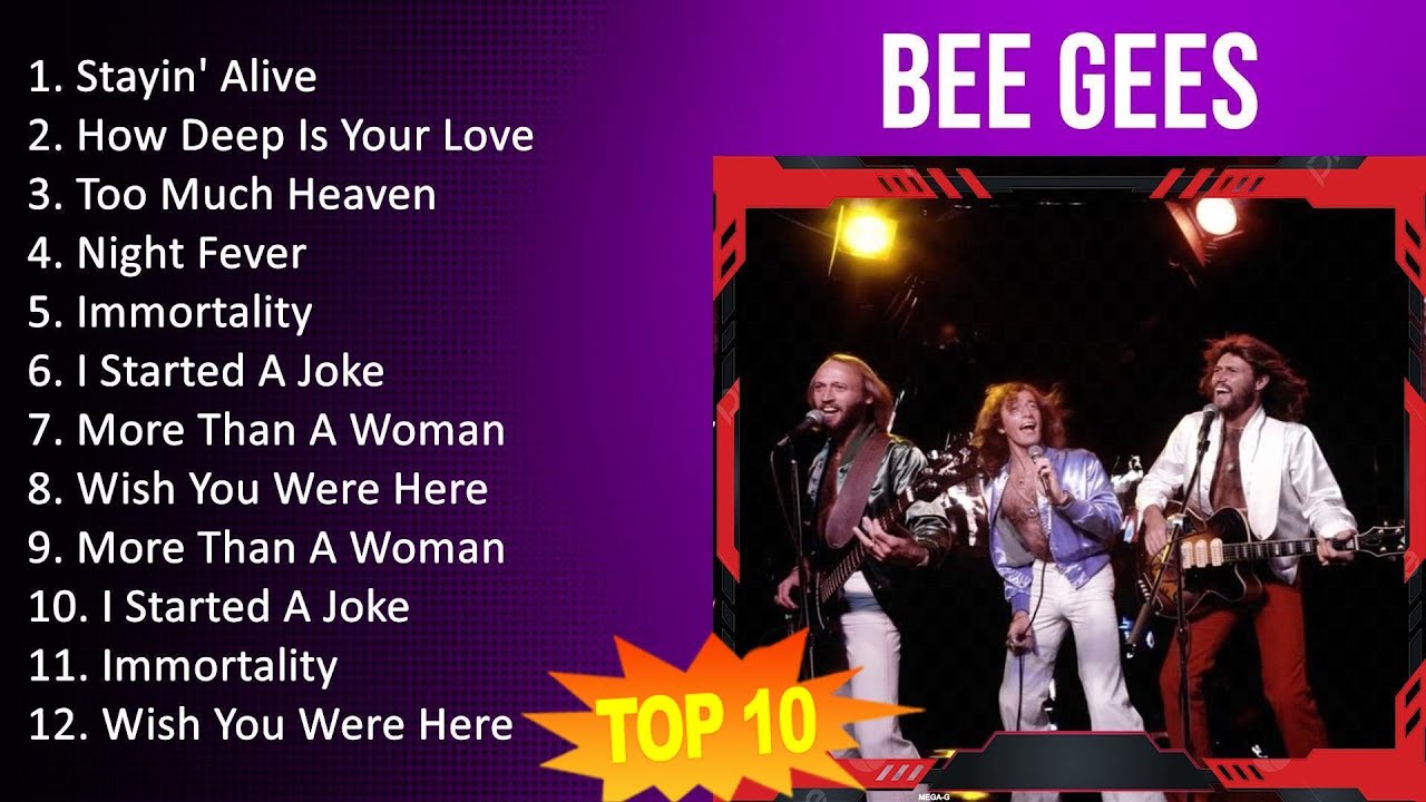 B e e G e e s 2023 [1 HOUR] Playlist - Greatest Hits, Full Album, Best ...