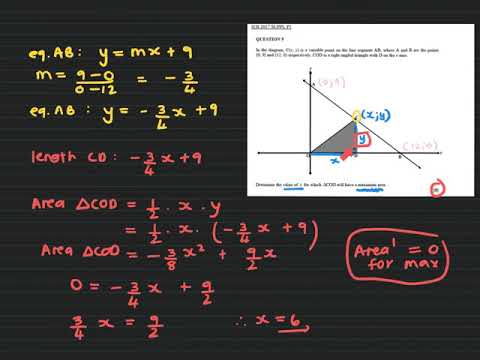 Grade 12 Optimization past paper solutions - YouTube