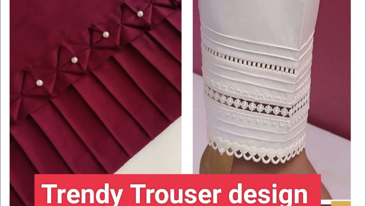 Top trendy Trouser design||Lawn trouser design||Eid collection 2024 ...