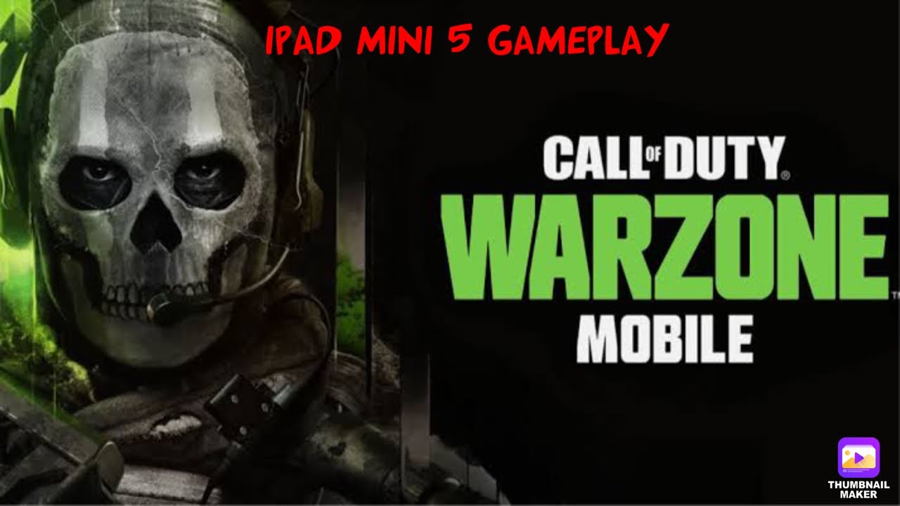 CoD Warzone Mobile Ipad mini 5 gameplay - YouTube