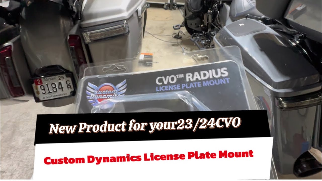 install a #customdynamics Lic Plate Mount & Frame w/Light on 23/24 ...