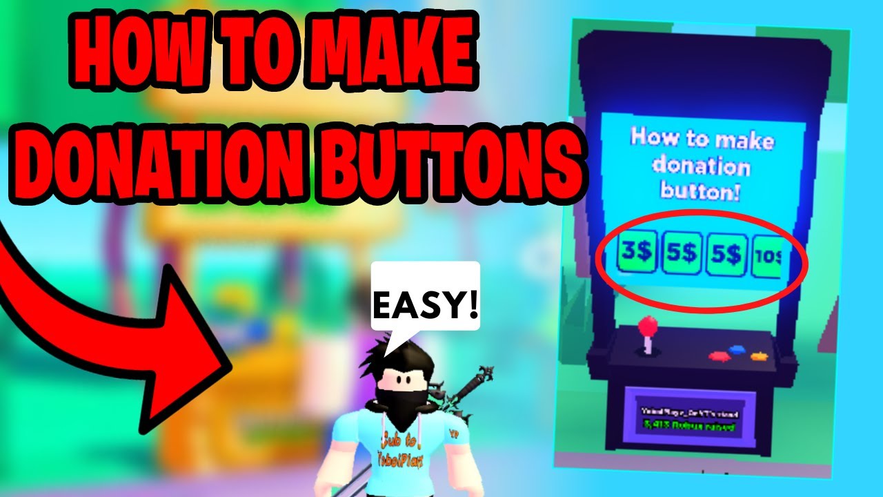 How to make donation buttons for PLS DONATE |ROBLOX PLS DONATE| - YouTube