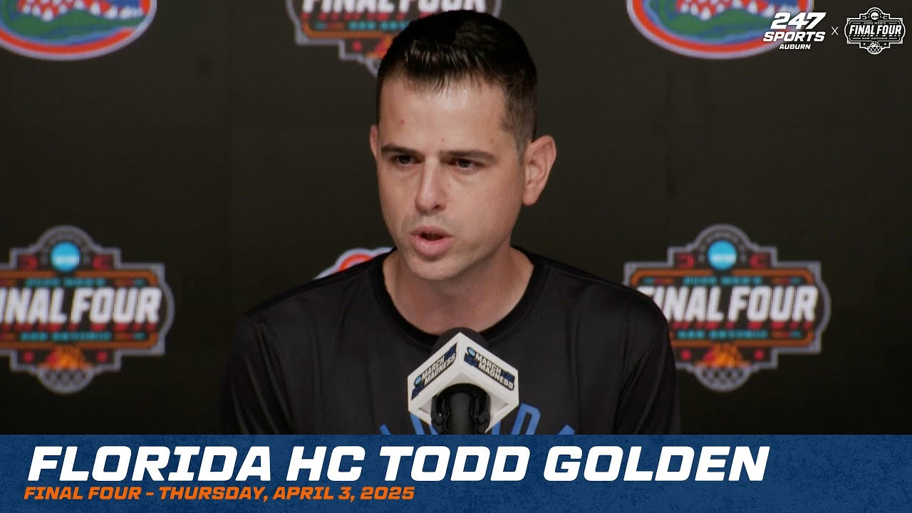 Florida HC Todd Golden | Thursday, April 3 Final Four press conference ...