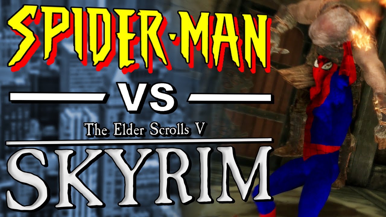 SPIDER-MAN VS. SKYRIM (Skyrim: Special Edition Mods) - YouTube
