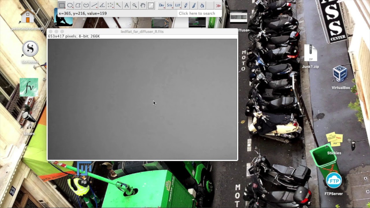 Dr Thejll takes a look at making Flat-Field Frames using an LED lamp ...