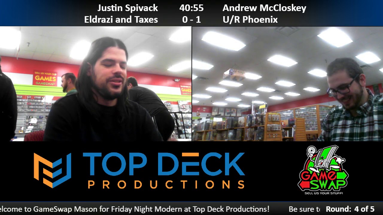 Modern FNM w/ Comm 11/9/18: Justin Spivack (Eldrazi & Taxes) vs. Andrew ...
