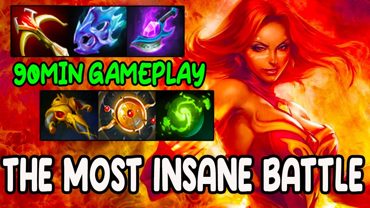 90MIN TEAM FIGHT [ Lina ] THE MOST INSANE BATTLE - DOTA 2 GAMEPLAY ...