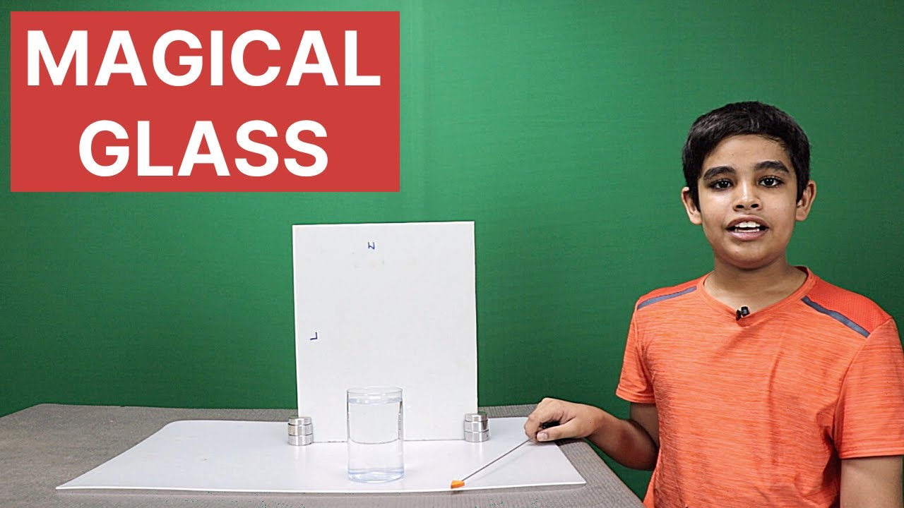 Inverted Image by a Glass of Water | Optics | Physics - YouTube