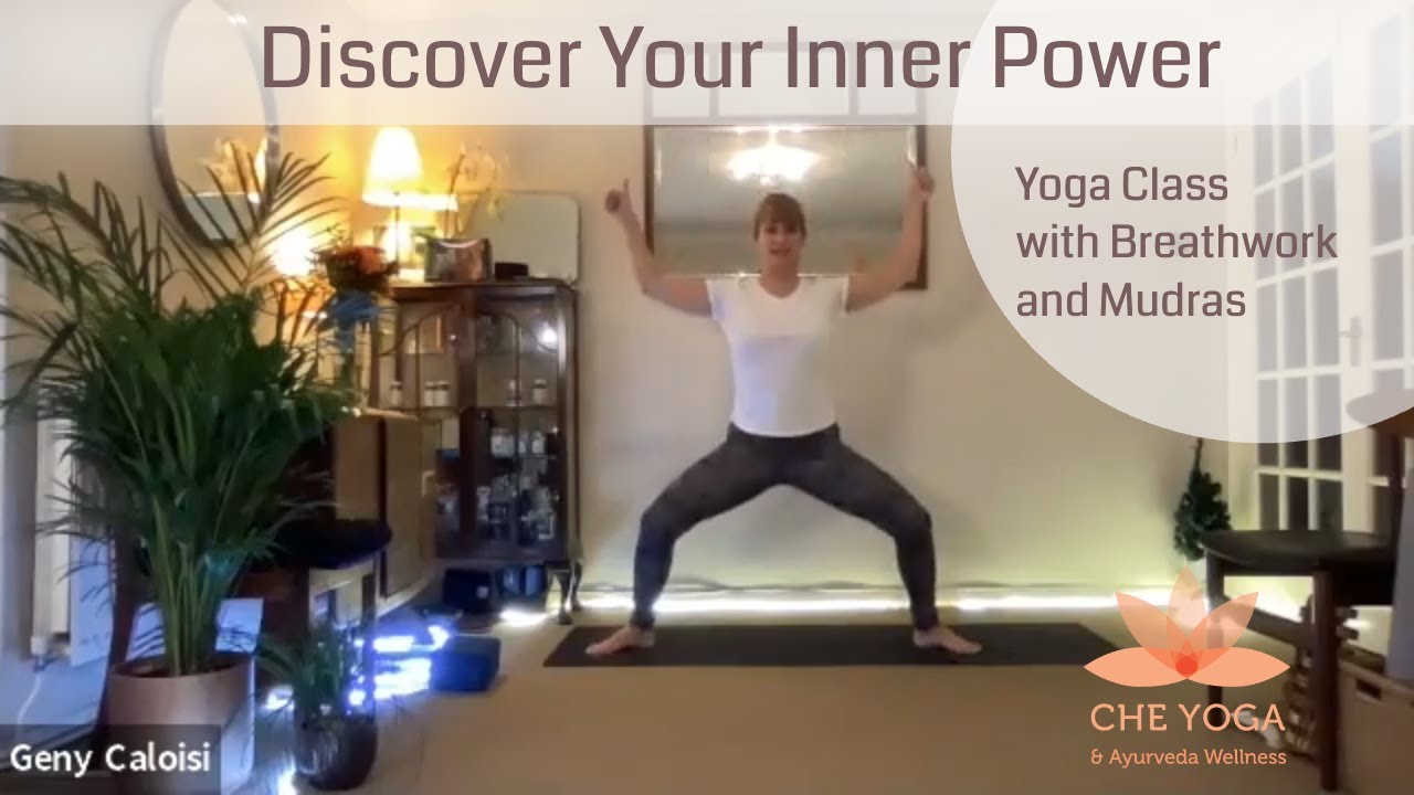 Discover Your Inner Power: Yoga Class with Breathwork and Mudras - YouTube