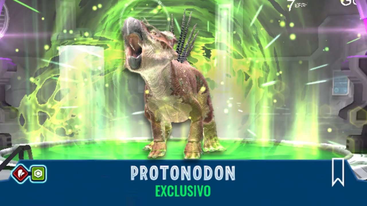PROTONODON DESBLOQUEADO (JURASSIC WORLD ALIVE) - YouTube