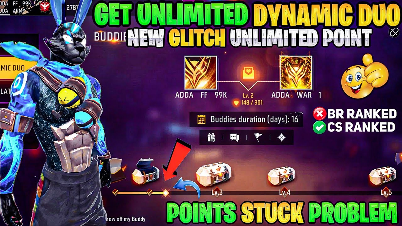 Free Fire Dynamic Duo Not Increasing Problem | Dynamic Duo Not ...