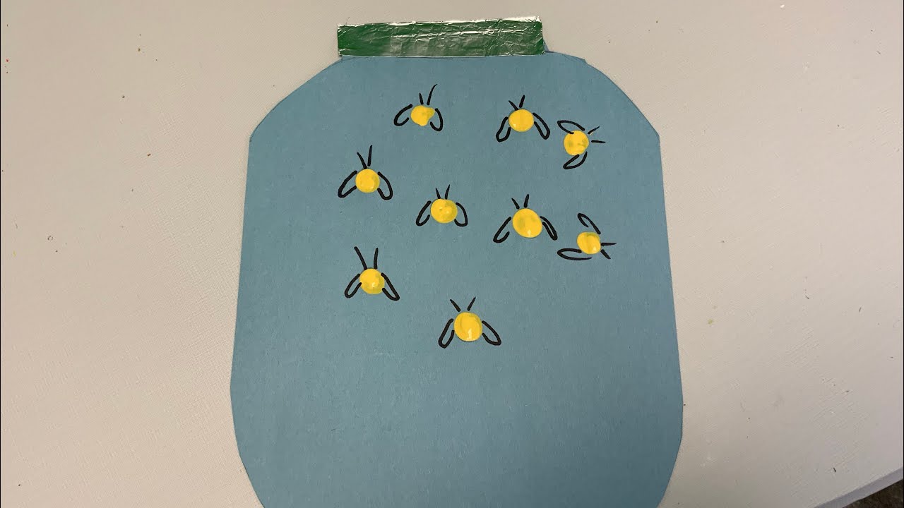 Lightning Bug Art Project