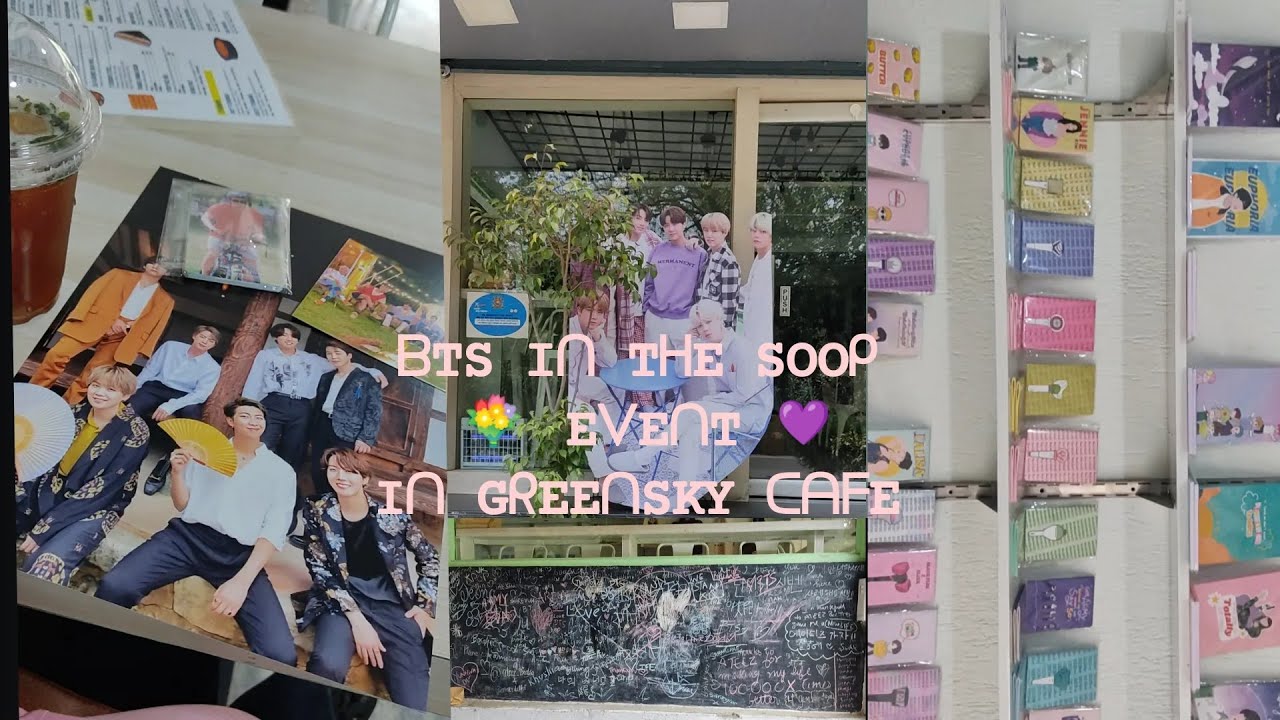 BTS cafe in delhi | BTS in the soop event in greensky cafe | lajpat ...