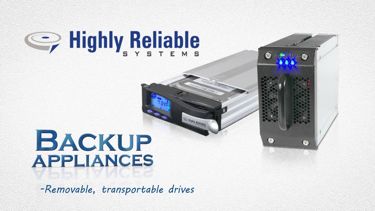 High-Rely Backup Appliances - 2 Minute Overview - YouTube