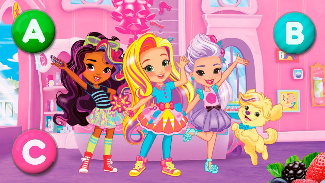 Learn colors Sunny Day learn ABC Shimmer and Shine learning kids game ...