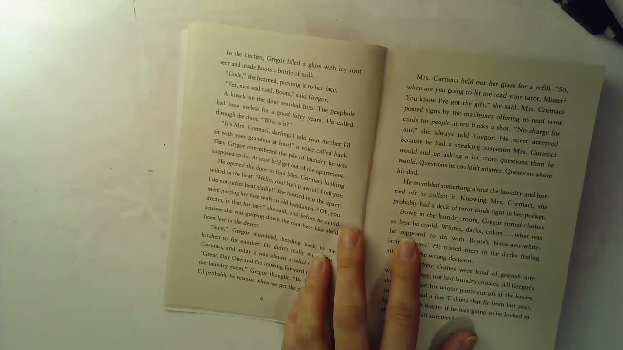 Gregor the Overlander Ch 1 - YouTube