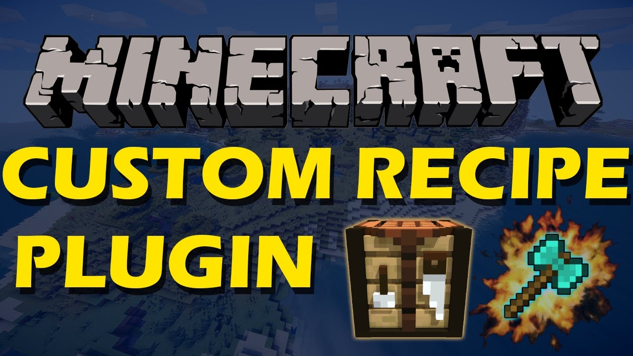 Make Crafting Recipes In Minecraft With Custom Recipes Plugin YouTube make-crafting-recipes-in-minecraft-with-custom-recipes-plugin-youtube