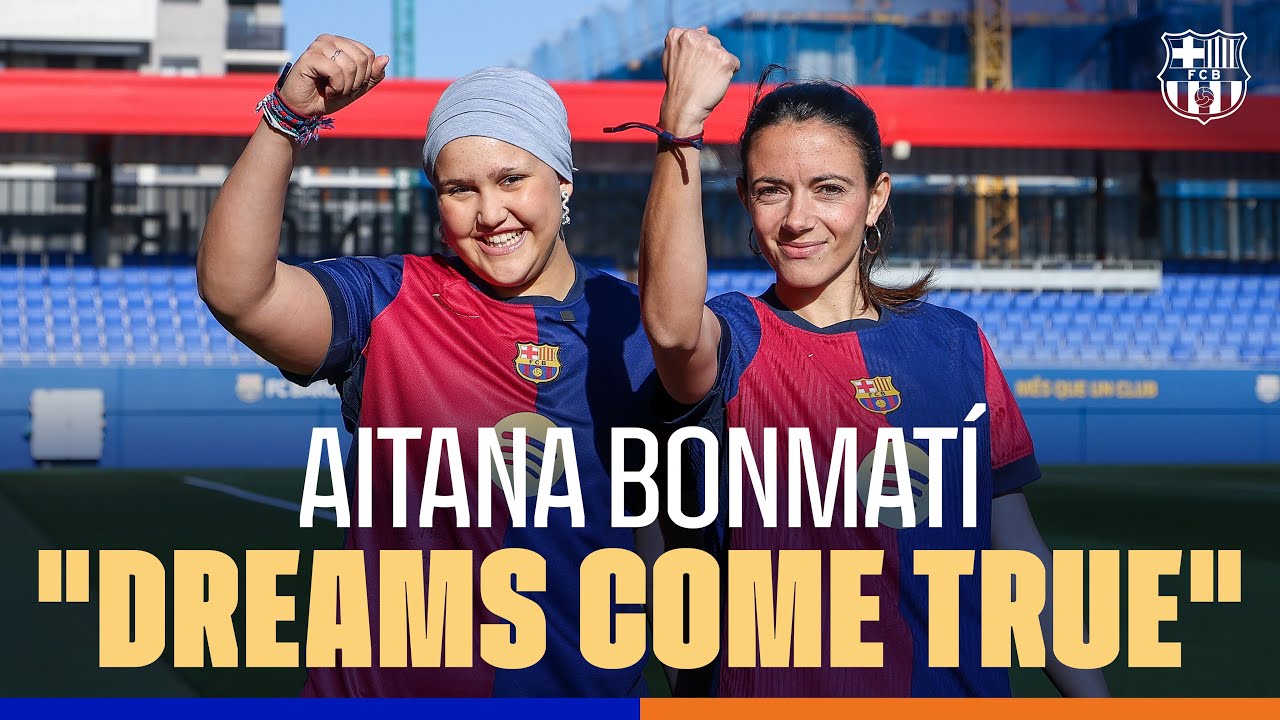 AITANA BONMATÍ SURPRISES ÈLIA, BARÇA’S BIGGEST FAN for International ...