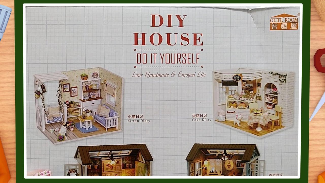 Temu Unboxing/Miniature Dollhouse/Cute Room #temuunboxing #dollhouse # ...