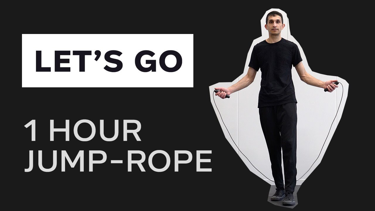 LET'S GO - 1 HOUR SKIPPING , Jump-rope workout | Black - YouTube