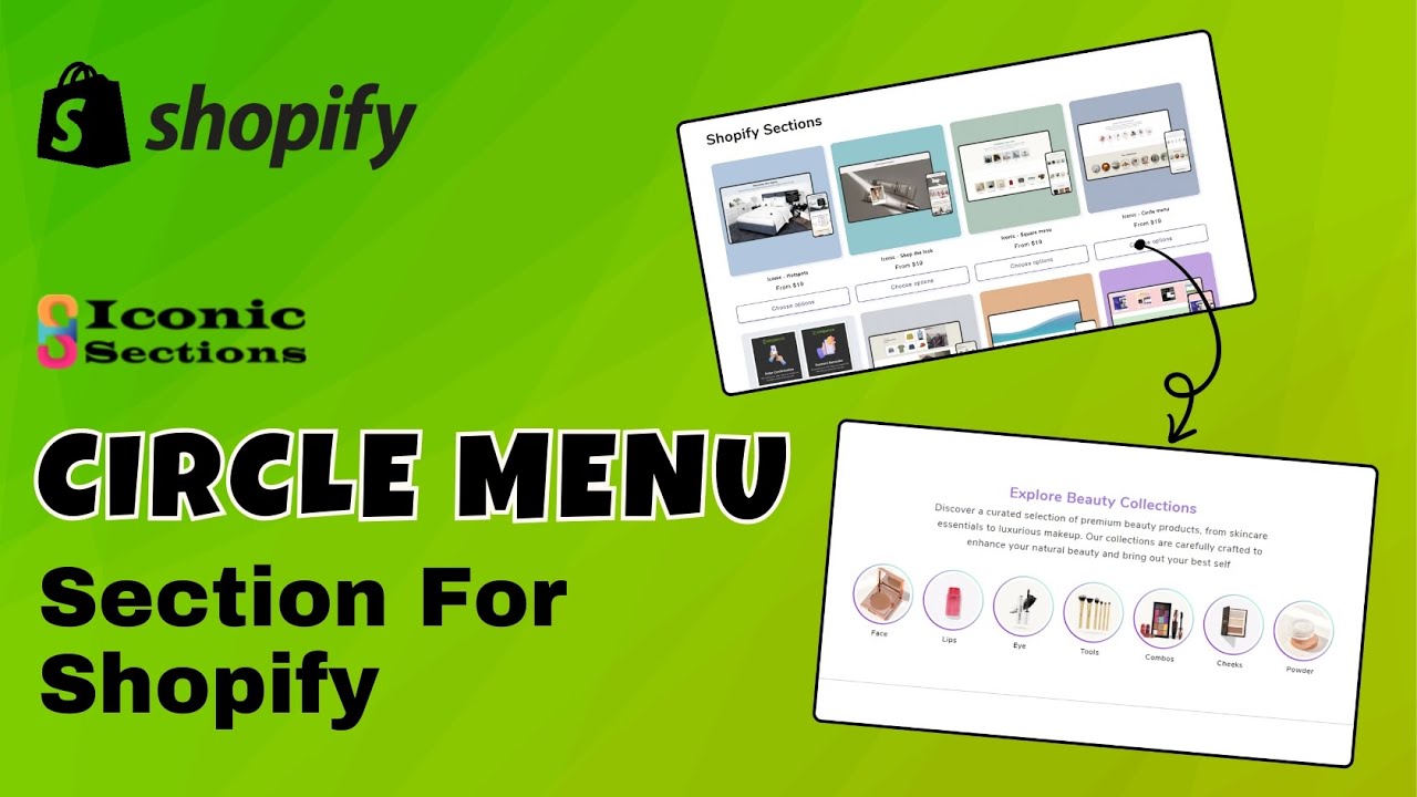 How to Install & Customise Circle Menu in Shopify Store | Bubble ...
