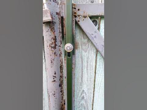 Задвижка-невидимка для калитки - YouTube