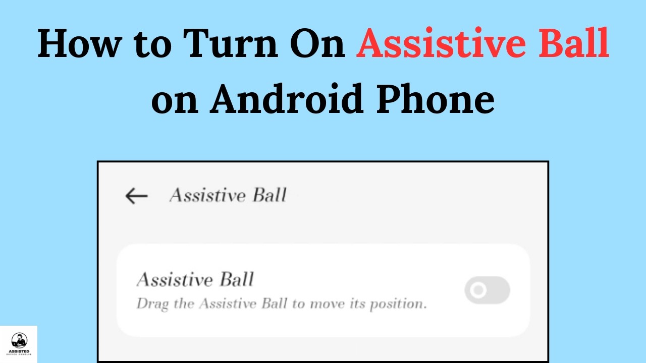 How to Turn On Assistive Ball on Android Phone - YouTube