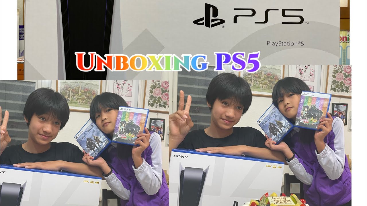 Unboxing PS5|Reo's birthday present|Reo king TV JAPAN - YouTube